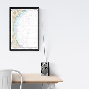 NOAA Nautical Charts of Charleston Light to Cape Canaveral. East Coast ...