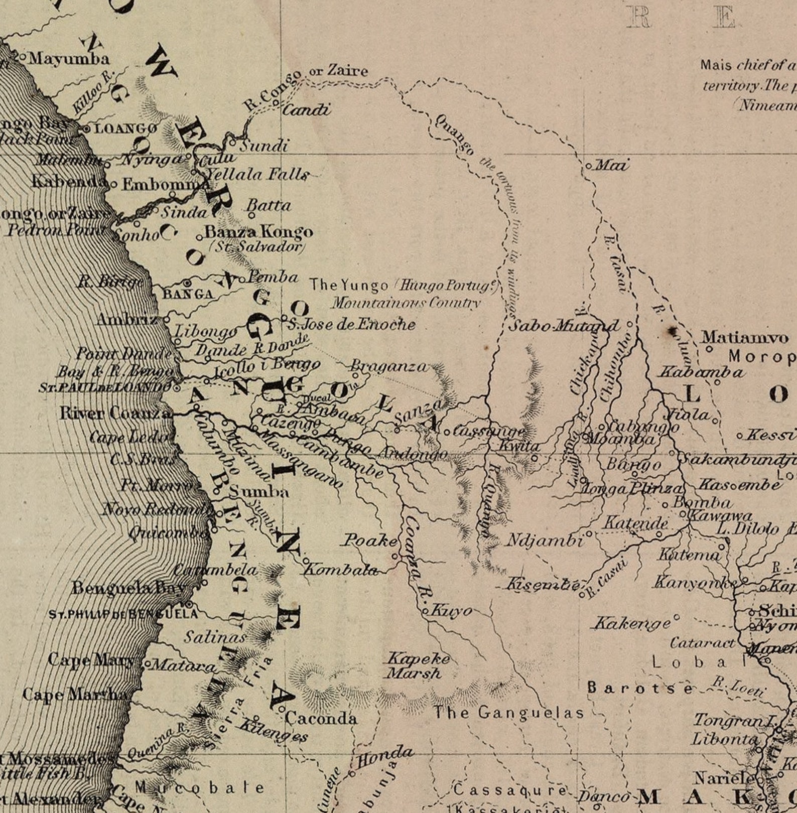 Map of Southern Africa 1869. Vintage restoration hardware | Etsy