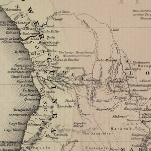 Map of Southern Africa, 1869. Vintage Restoration Hardware Home Deco ...