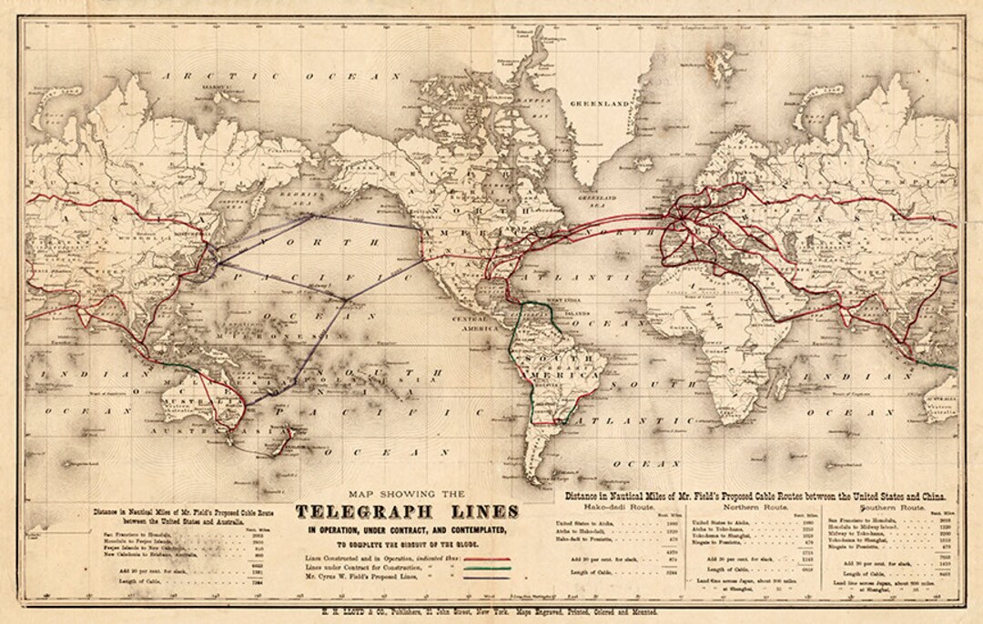 Telegraph Map