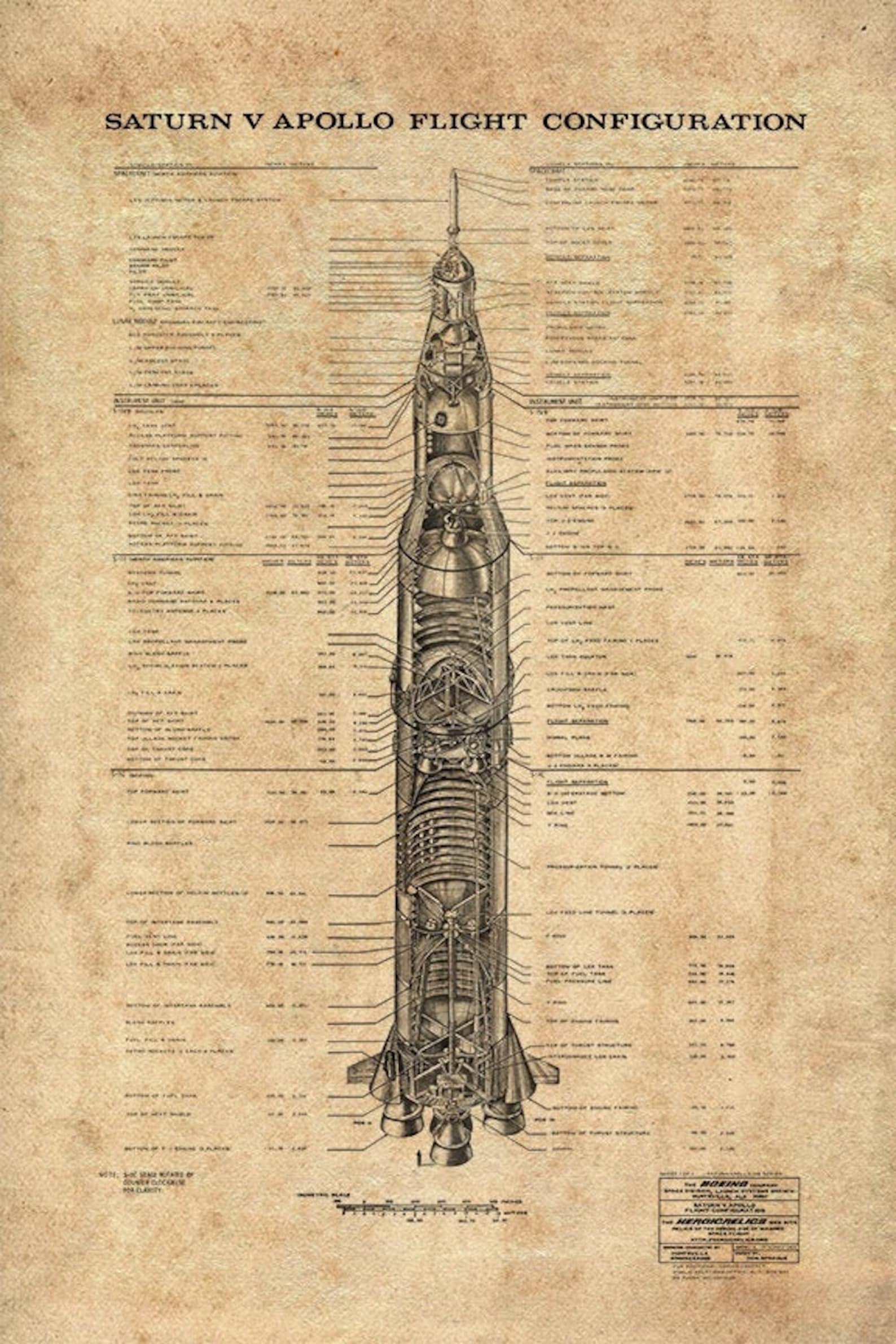 Blueprint Nasa Apollo 11 Lunar Module Blueprint Digital Print | Etsy