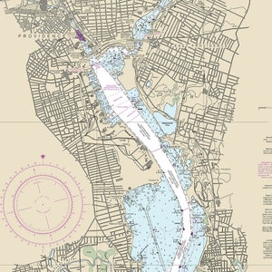 Nautical Charts of Providence River and Head of Narragansett Bay 13224 ...