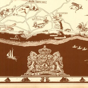 Map of Aruba. Home Deco Style Old Wall Vintage Reproduction - Etsy