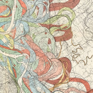 Plate 22, Sheet 6 of Fisk's Mississippi River Meander Belt Map ...