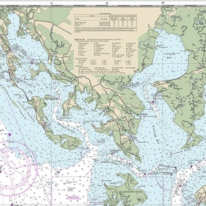 Nautical Charts of Chesapeake Bay. Smith Point to Cove Point. 12230 ...