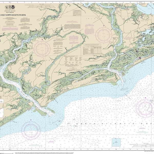 Maps of Seabrook Island - Etsy
