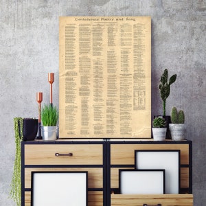 Confederate Poetry and Song From the Map of the Confederate States of ...