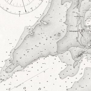 Map of Wellfleet Harbor Nautical Charts, Massachusetts Ma., 1976 ...