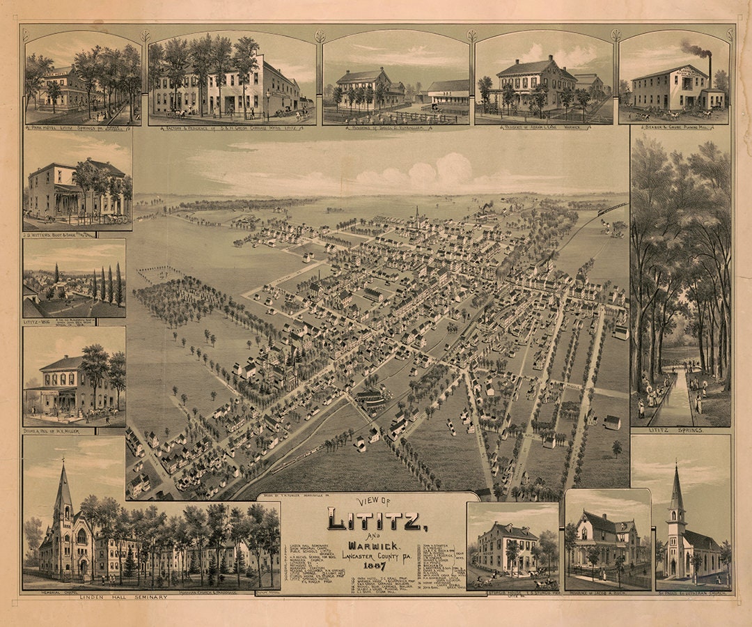Map Of Surrounding Lancaster Pa