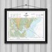 Nautical Charts of St Simons Sound Brunswick Harbor and - Etsy