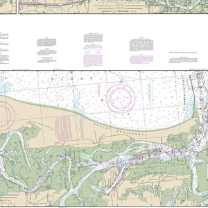 Nautical Charts of Intracoastal Waterway St. Simons Sound to Tolomato ...
