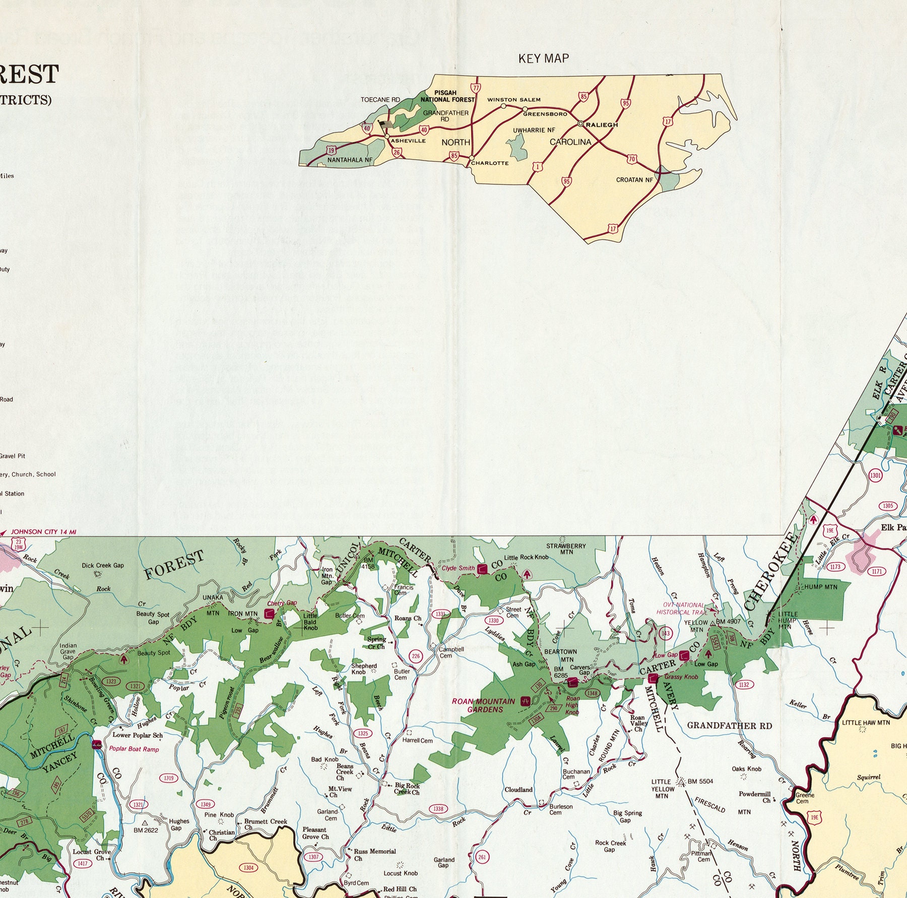 Pisgah National Forest North Carolina : Grandfather Toecane - Etsy
