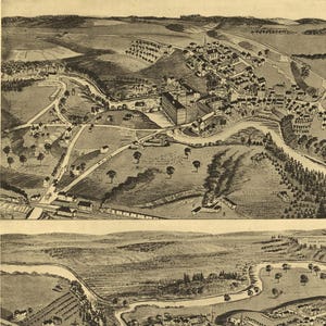 Map of Rochester, Gonic and East-rochester, Strafford County, New ...