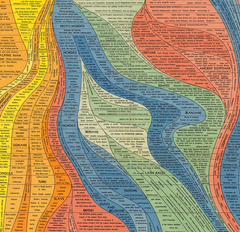 The Histomap of Evolution Descent From the Dawn of Life to - Etsy