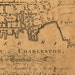 Ichnography of Charleston, South-carolina Surveys Map, 1790. Vintage ...