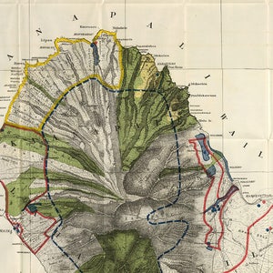 Map of Maui, Hawaiian Islands, 1906. Restoration Hardware Home Deco ...