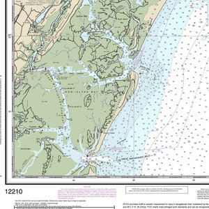 NOAA Nautical Charts of Chincoteague Inlet to Great Machipongo Inlet ...