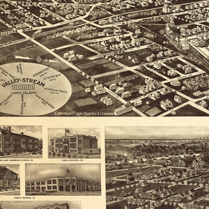 Valley Stream, Nassau County. Long Island New York NY 1924. Hughes ...