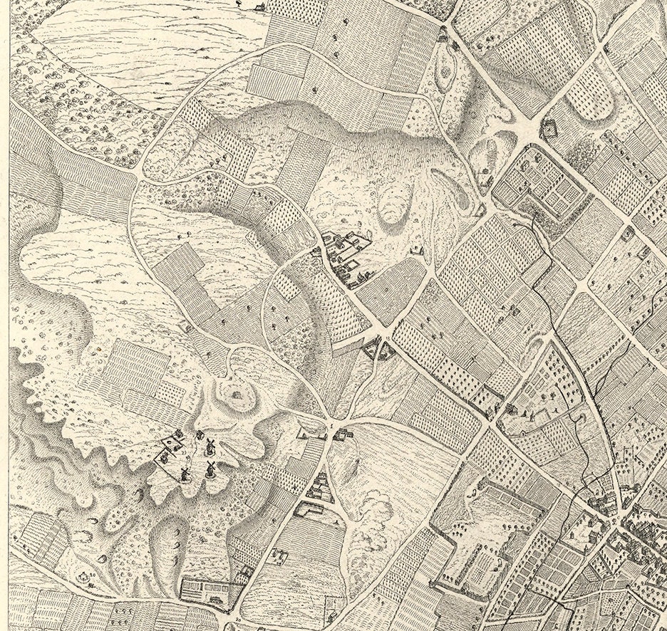 Map of Paris France 1380. Restoration Hardware Home Deco | Etsy