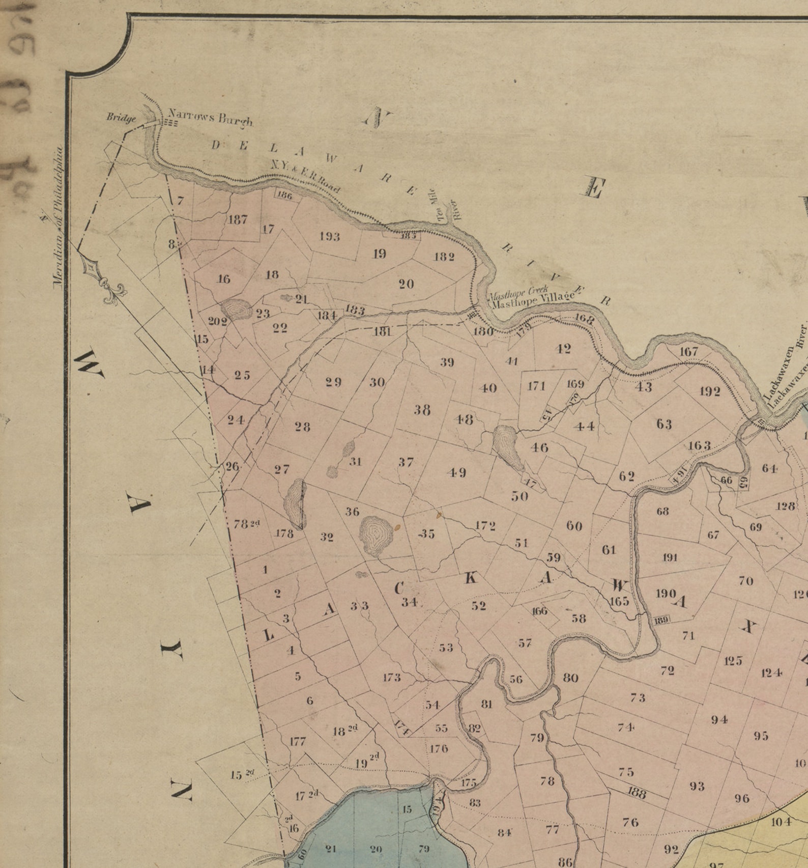Map of Pike County Pennsylvania. 1856. Vintage Restoration - Etsy