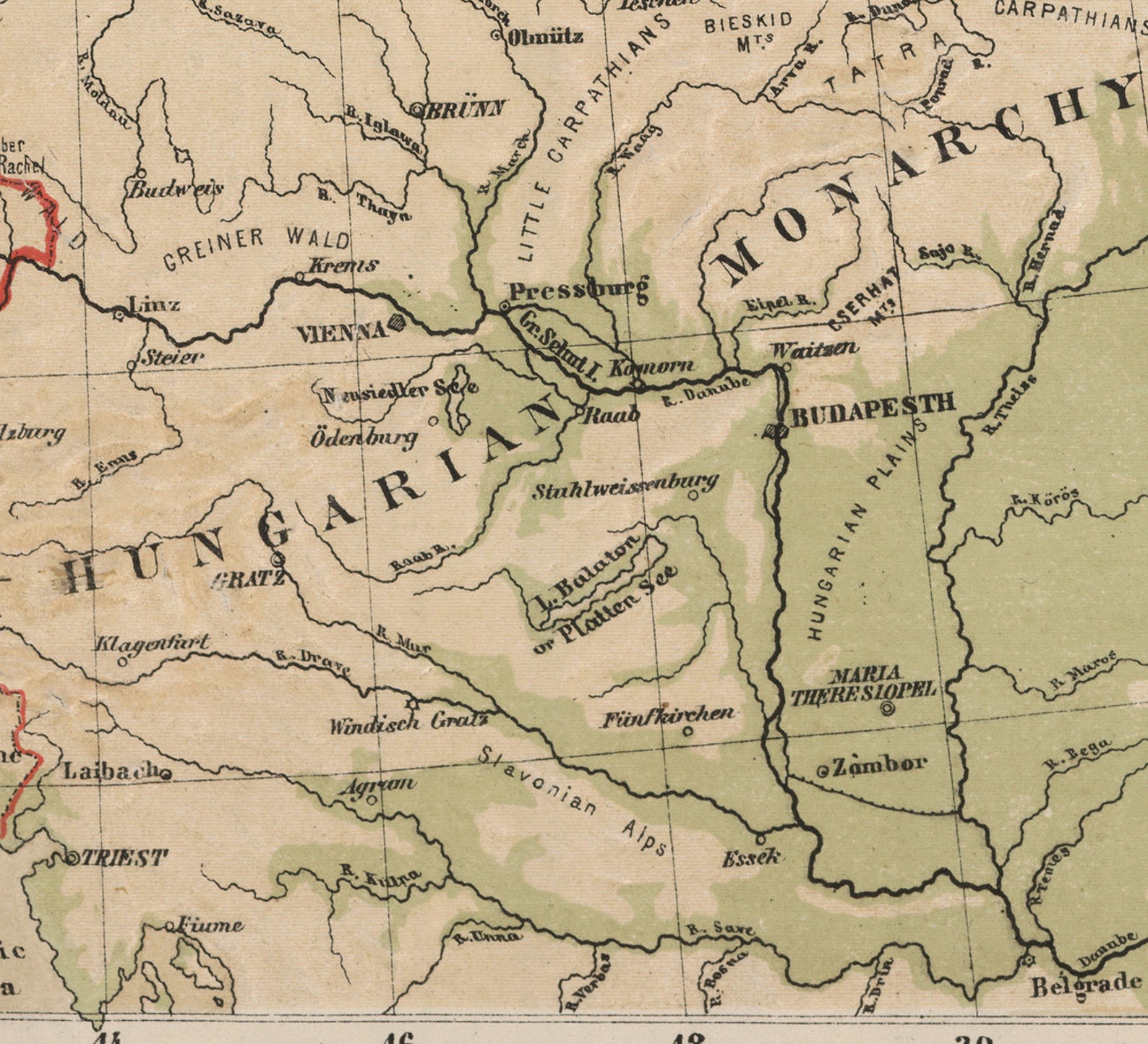 Map of Germany 1880. Vintage Home Deco Style Old Wall - Etsy