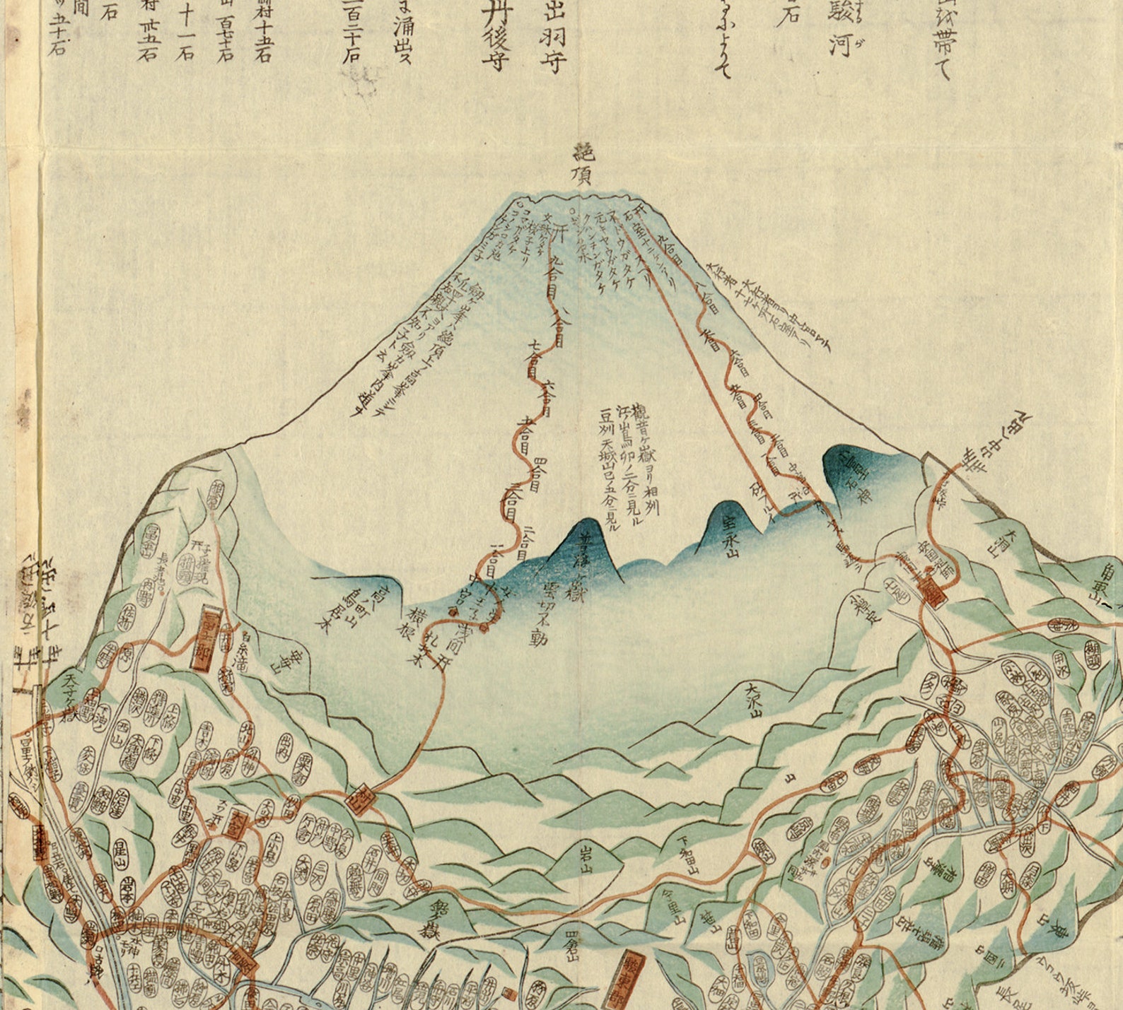 Pictorial Map of Shizuoka Ken suruga No Kuni Zenzu Japan. - Etsy