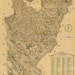 Map of Trinity County, California From Surveys CA 1894. Vintage ...