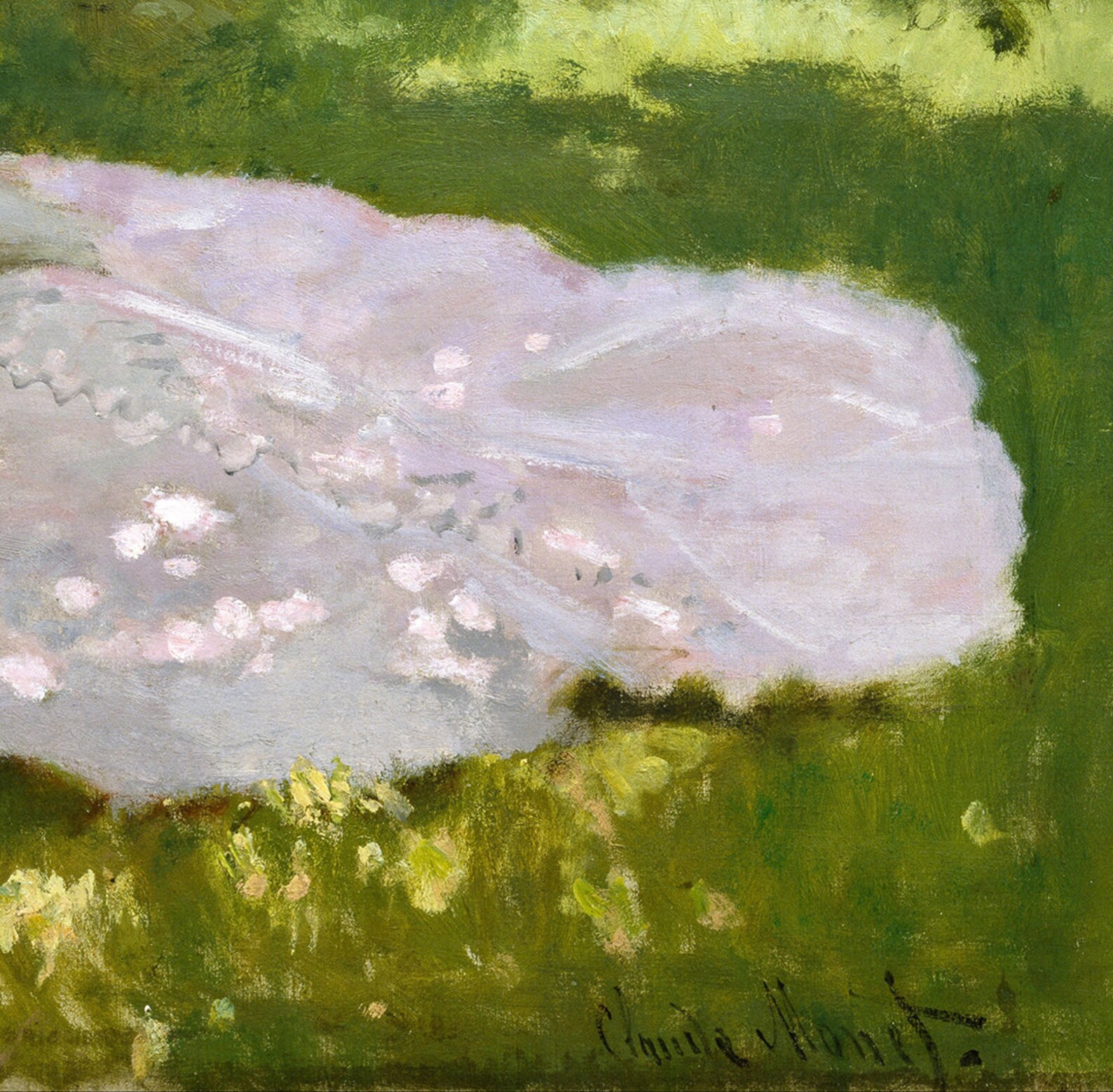 Springtime. Claude Monet 1872. Restoration Hardware Home Deco Style Oil ...