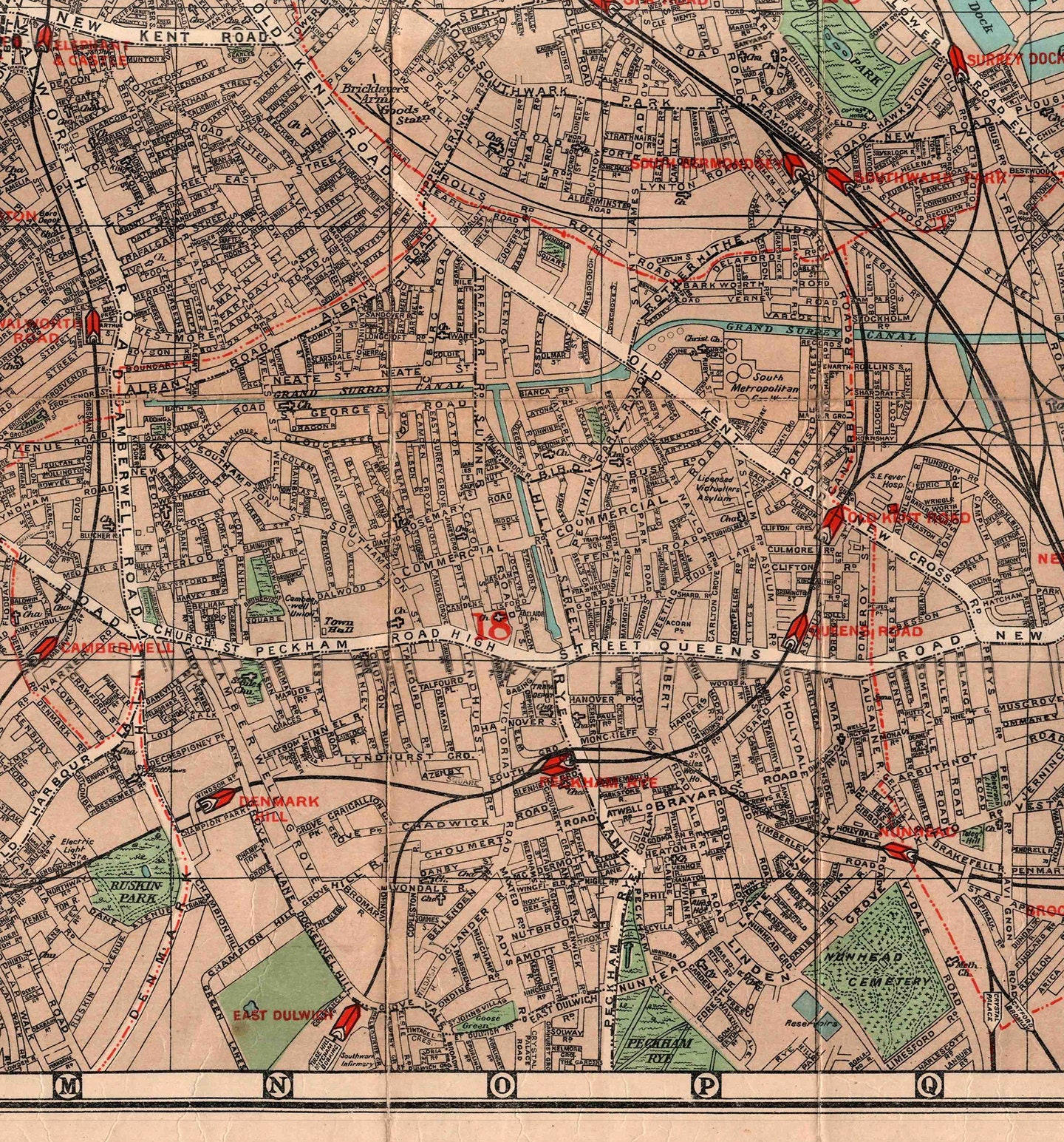 Historic London Map England U.K. 1919. Restoration Hardware | Etsy