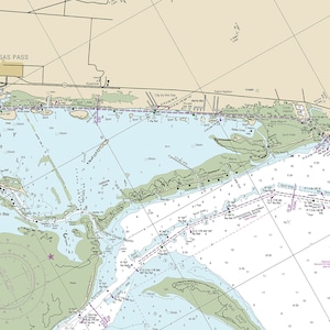 Nautical Charts of Carlos Bay to Redfish Bay Including Copano Bay ...