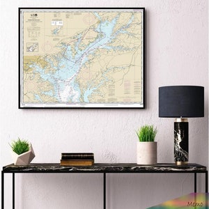 Nautical Charts of Chesapeake Bay. Sandy Point to Susquehanna River ...