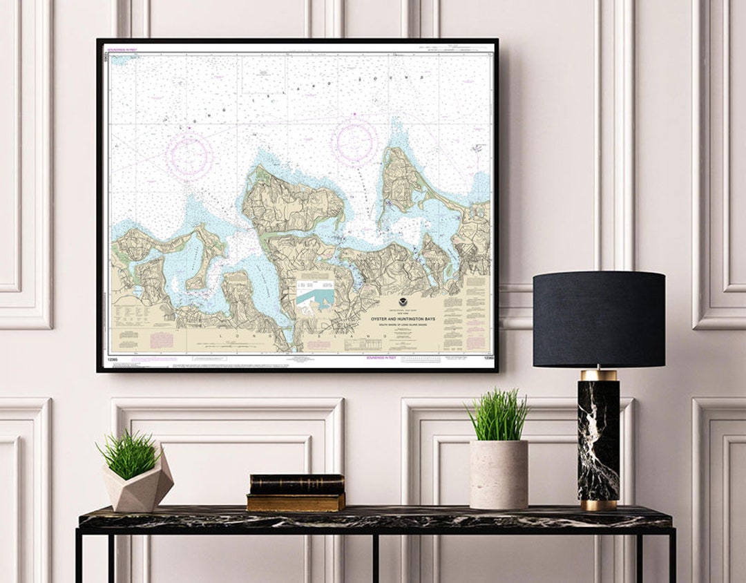 NOAA Nautical Charts of South Shore of Long Island Sound Oyster and ...
