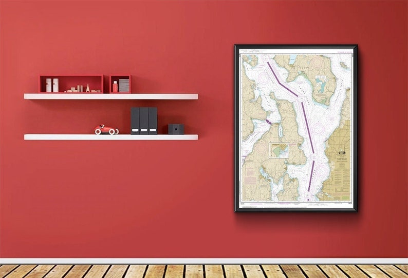 Puget Sound Oak Bay to Shilshole Bay Map – NOAA Nautical Chart 18473 ...