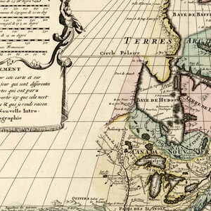 Map of the North America in 1760. Chez R. & J. Ottens. Shows Some ...