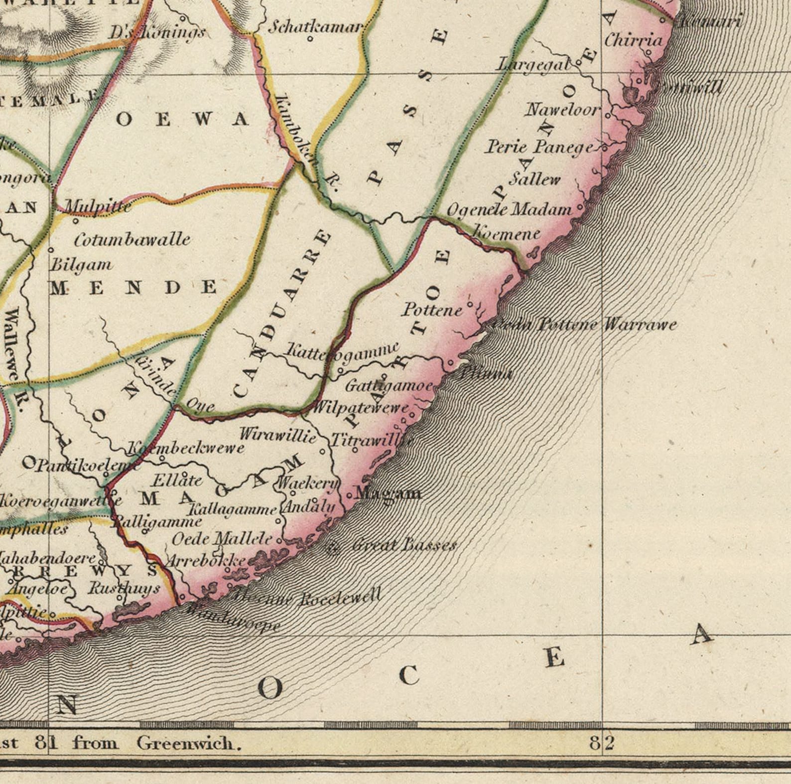 Mapa de Sri Lanka Ceilán 1817 Vintage casa Deco estilo - Etsy España