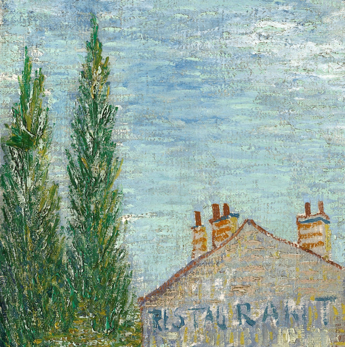 Das Restaurant Rispal in Asniéres by Vincent Van Gogh Fine Art - Etsy