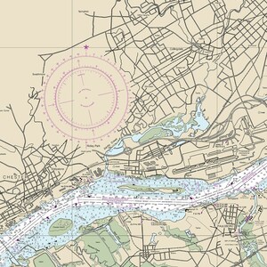 Nautical Charts of Delaware River. Wilmington to Philadelphia 12312 ...