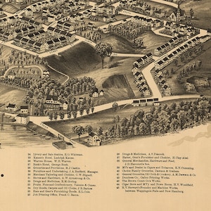 Wappingers Falls, Westchester Co. New York, N.Y. 1889. Vintage ...