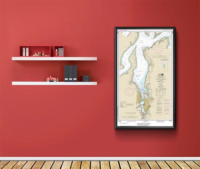 Olympia Harbor & Budd Inlet Map – NOAA Nautical Chart 18456 ...