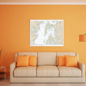 NOAA Nautical Charts of Chesapeake Bay Eastern Bay and South River ...