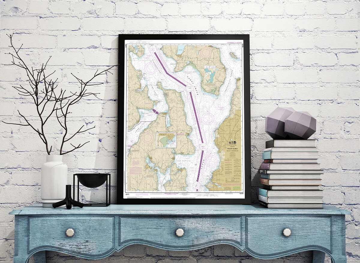 Puget Sound Oak Bay to Shilshole Bay Map – NOAA Nautical Chart 18473 ...