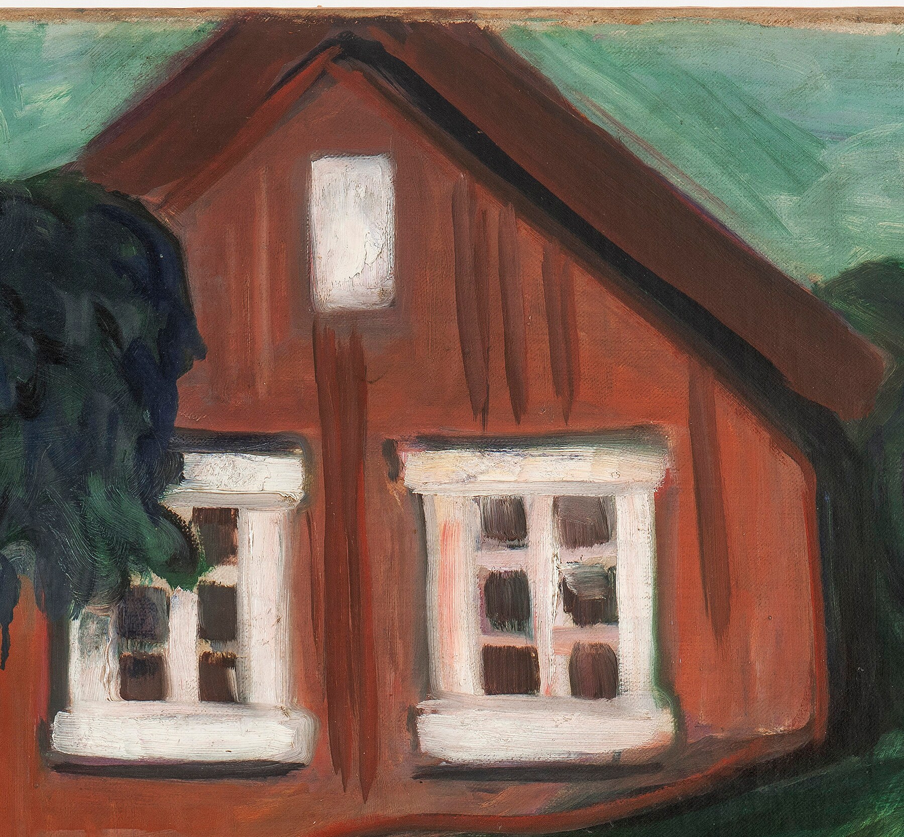 House in Moonlight by Edvard Munch Fine Art Reprint. Home Deco - Etsy