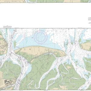 Nautical Charts of Intracoastal Waterway St. Simons Sound to Tolomato ...