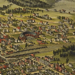 Map of Derry Station, Westmoreland County, Pennsylvania, PA 1900 ...