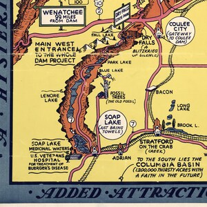 Grand Coulee Dam, Sun Lakes State Park, Washington WA. Lindgren ...