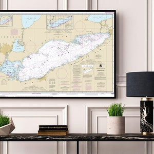Nautical Charts of Lake Erie. Great Lakes. Lake Ontario. Lake Simcoe ...