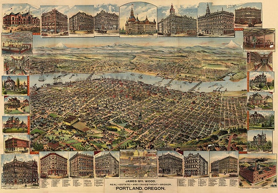 Printable Map Of Portland Oregon