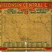 Map of the Wisconsin Central Line and Connections. Vintage Restoration ...