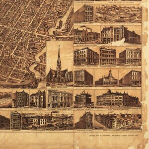 Toronto, Ontario in 1836. Restoration Hardware Home Deco Style Old Wall ...
