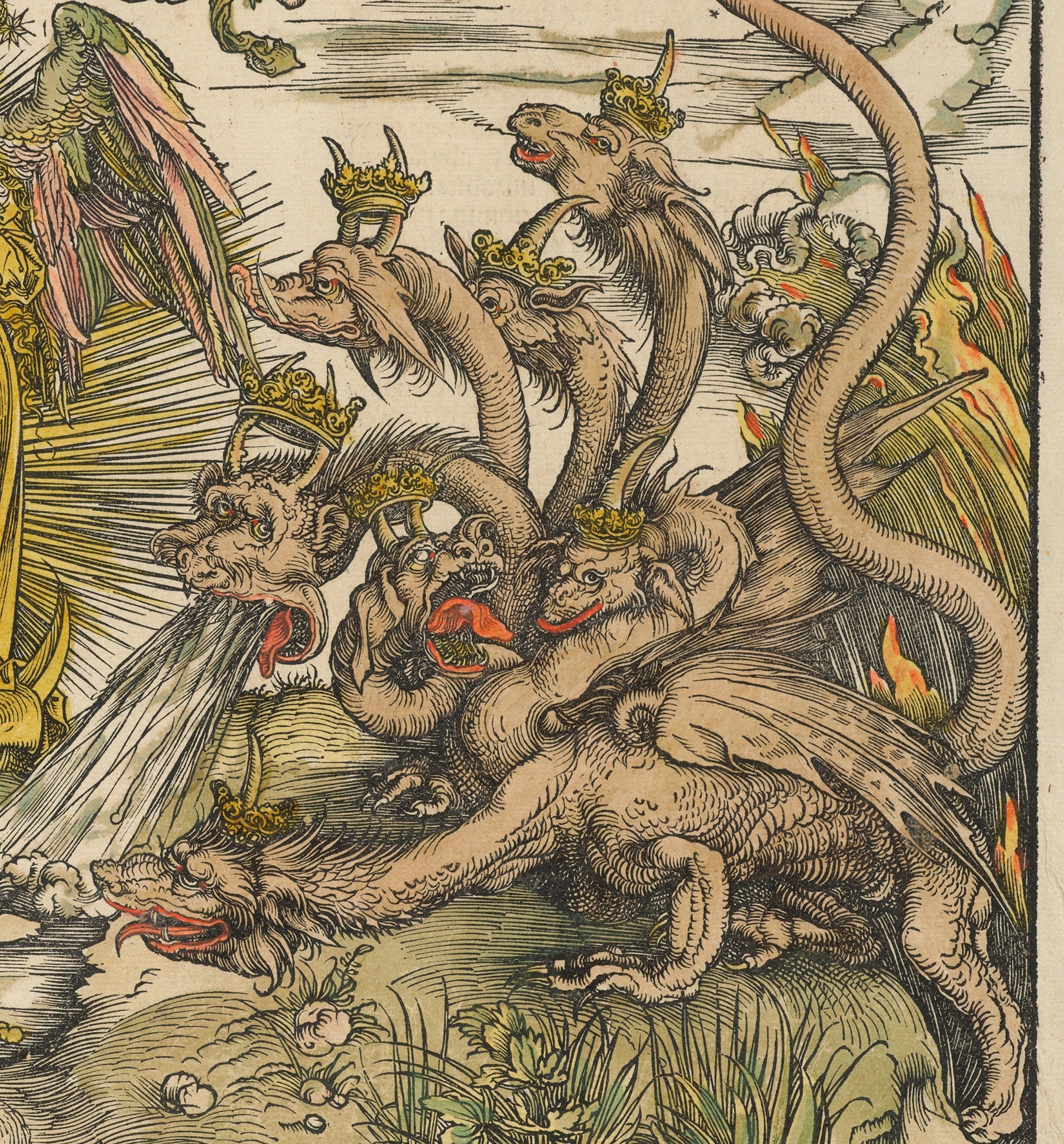 The Woman of the Apocalypse and the Seven-headed Dragon 35 by - Etsy